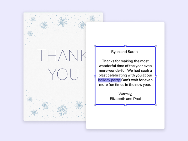 Thank You Card Wording: What to Write in a Thank You Card | Evite
